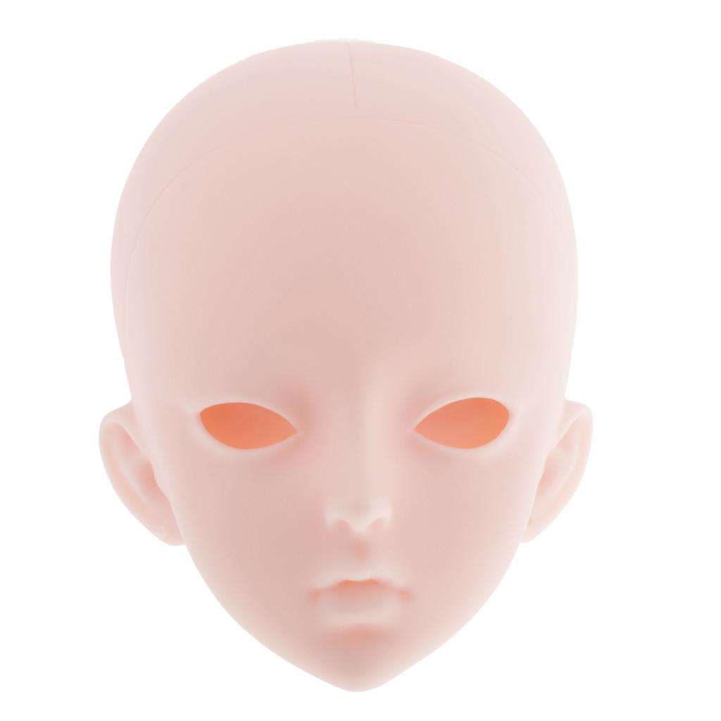 Buy Plastic Female Doll Head Mold Sculpt for 1/3 Custom Making ...