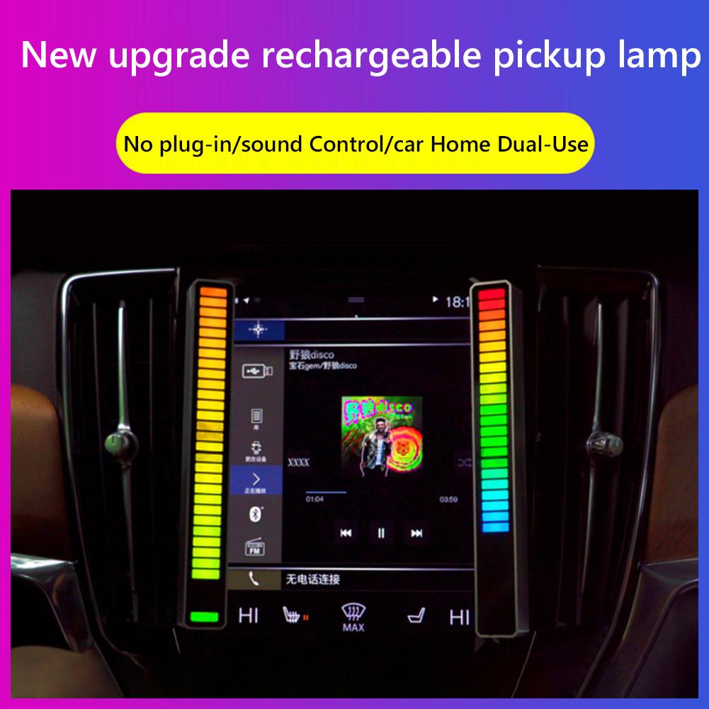 Cheap 32 LED Sound Control Light Phone APP Control RGB Colorful Voice ...