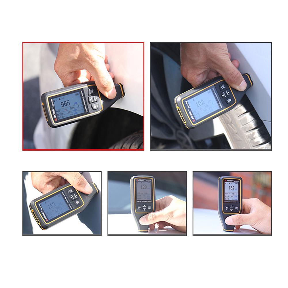 Buy SNDWAY Digital Paint Coating Thickness Handheld Coatings Thickness ...