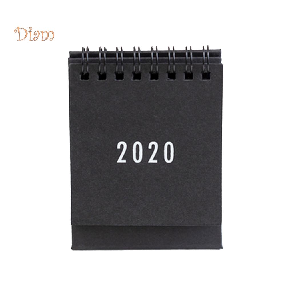 Buy Happy Holiday! Simple Mini New Year 2020 Desk Calendar Home Office ...