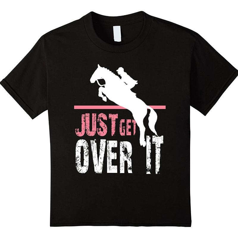 Buy Just Get Over It Funny Horse Riding Men T-Shirt at affordable ...