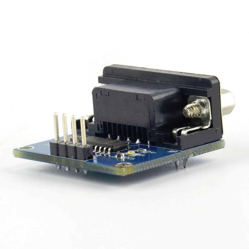 4pcs/lot MAX3232 RS232 To TTL Serial Port Converter Module DB9 ...