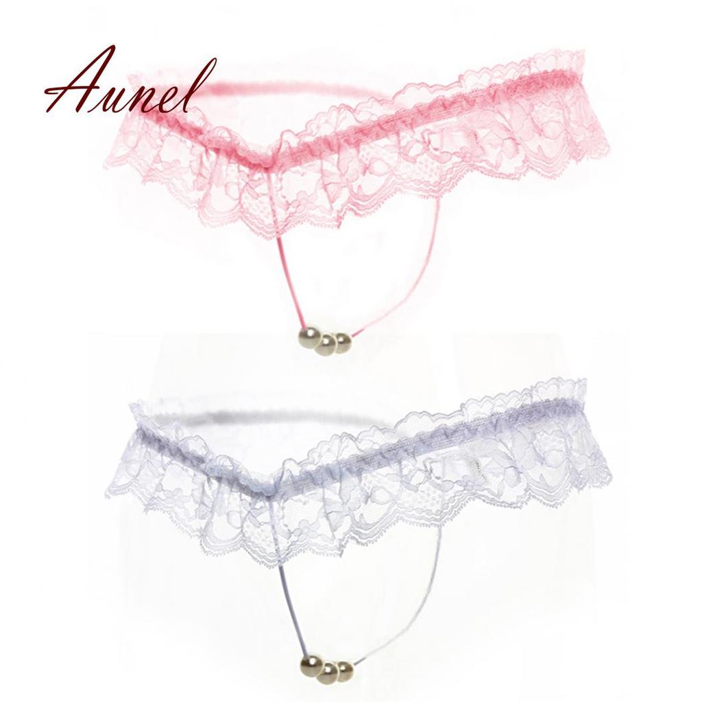 💰Kaufe Ausgezeichnete Damen Sexy Strings Slips Schritt G-String Spitze ...