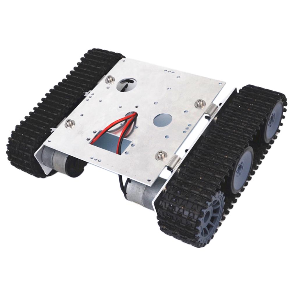 Buy Alloy Tank Car Chassis Track Crawler Kit DIY Assembled Robot ...