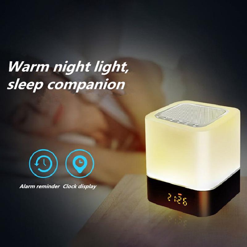 Buy LED Multifunction Colorful Pat Light Night Light with Alarm Clock ...