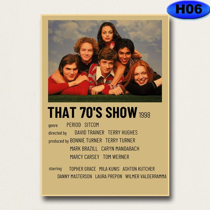 Buy Poster Retro Classic Movie TV Show Poster Living Room Home Decor ...