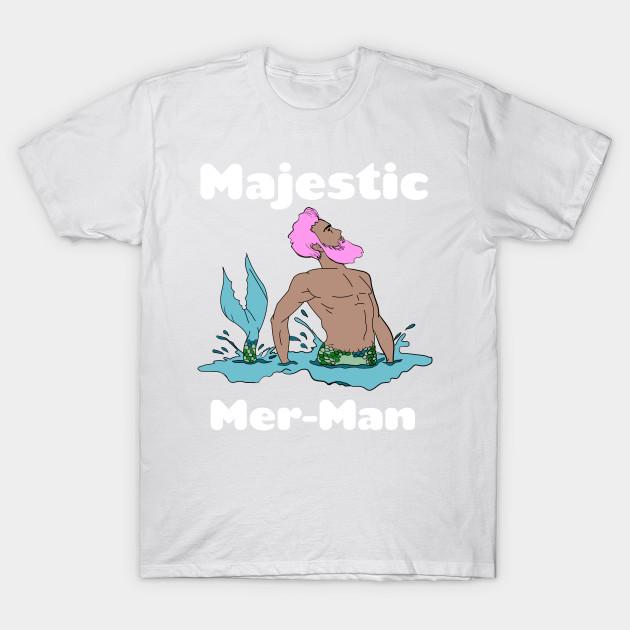 Buy T Shirt Women Majestic Merman Harajuku Print Kawaii Tshirt Summer ...