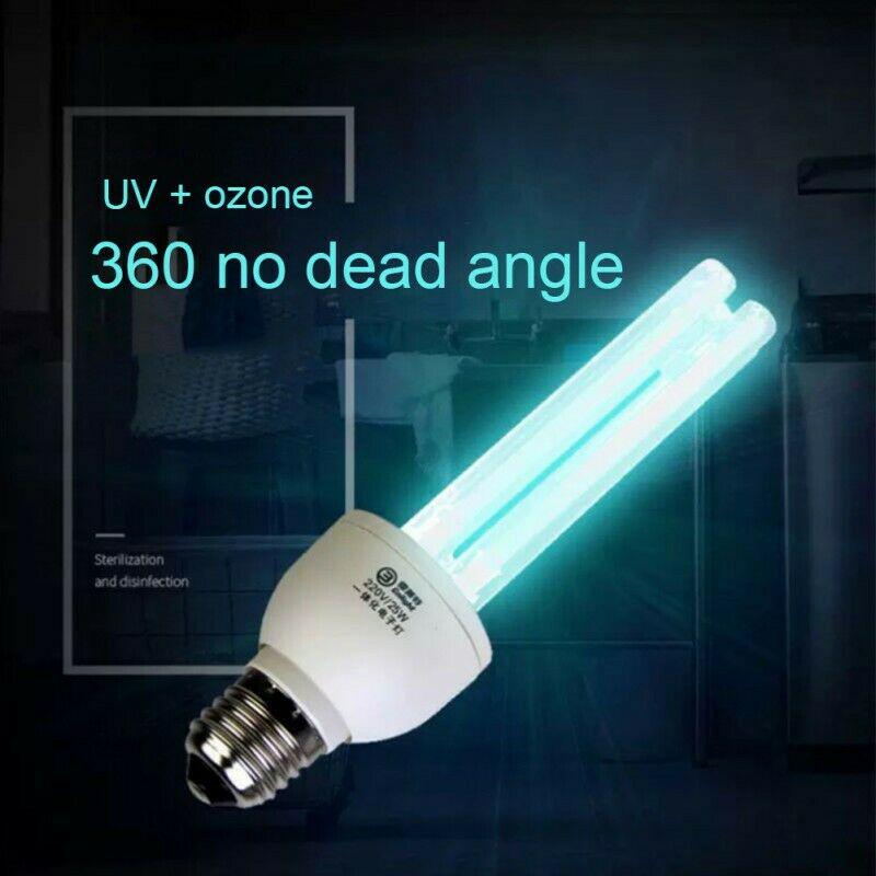 Buy E27 UVC Ultraviolet Germicidal Disinfection Sterilization Light ...