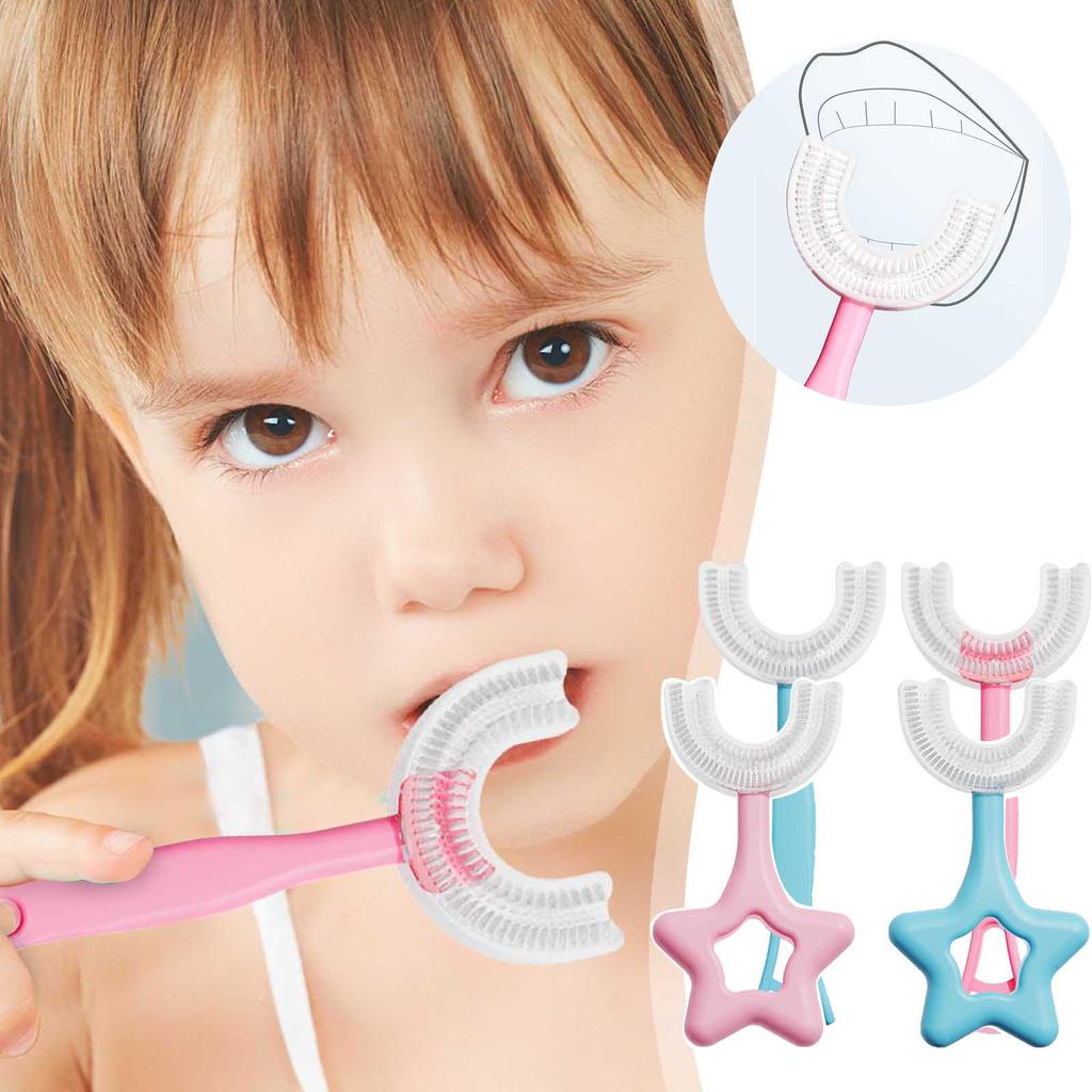 Buy Kids U-Shaped Toothbrush ,Food Grade Soft Silicone Brush Head ...