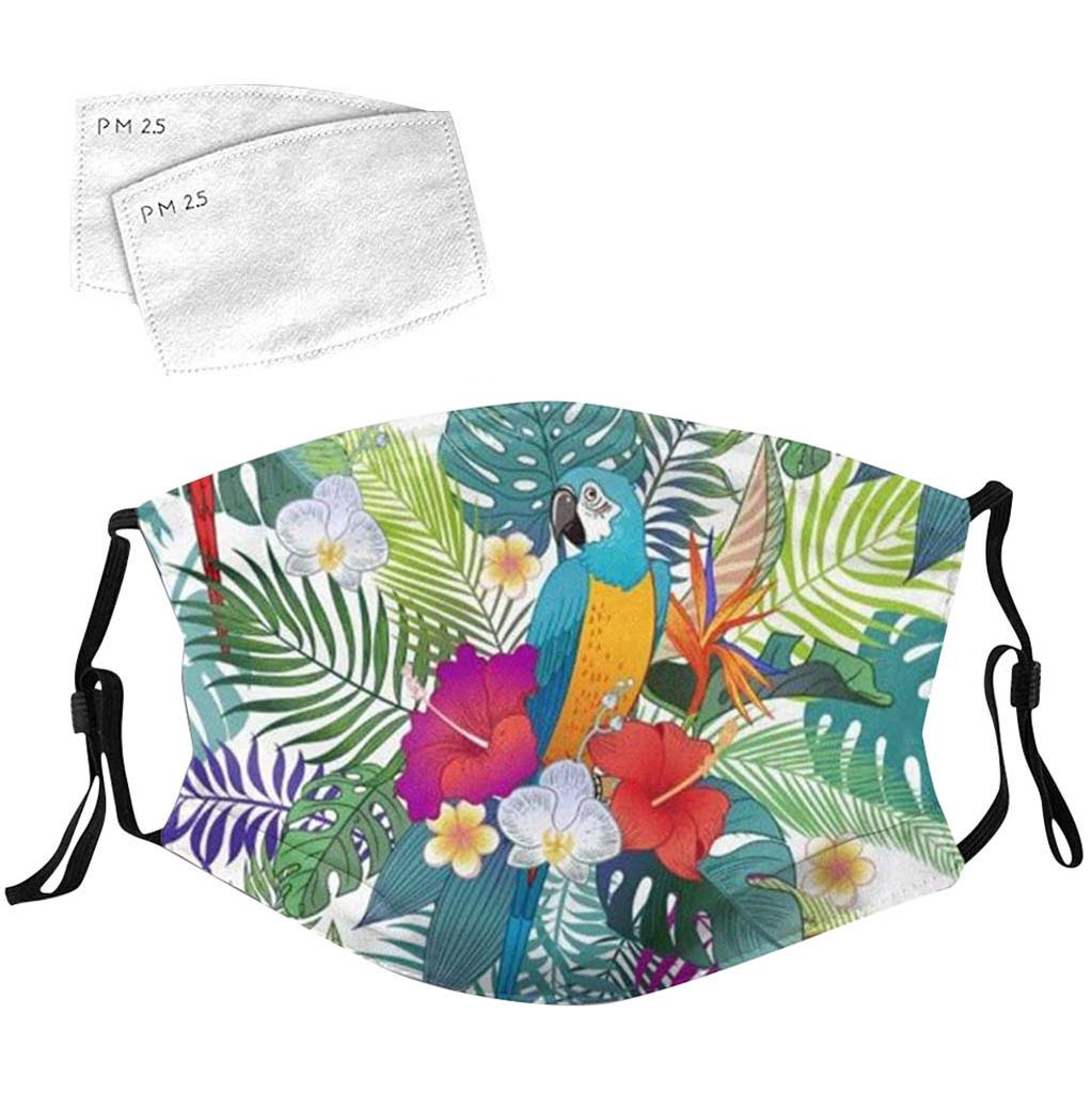 Buy Unisex Outdoor Face Washable Breathable Reusable 1PC Mask With 2PC ...