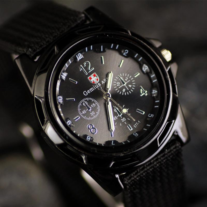 Buy Quartz Watch Army Soldier Military Canvas Strap Fabric Analog Wrist ...