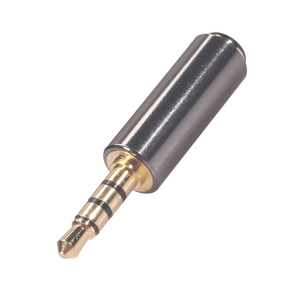 Stereo Audio Headphone Connector OMTP to CTIA Converter Aux Adapter ...