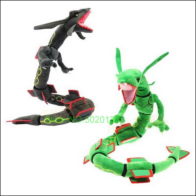 Buy Boneka Lembut Pokemon Mainan Hewan Hijau Rayquaza Hitam Rayquaza ...