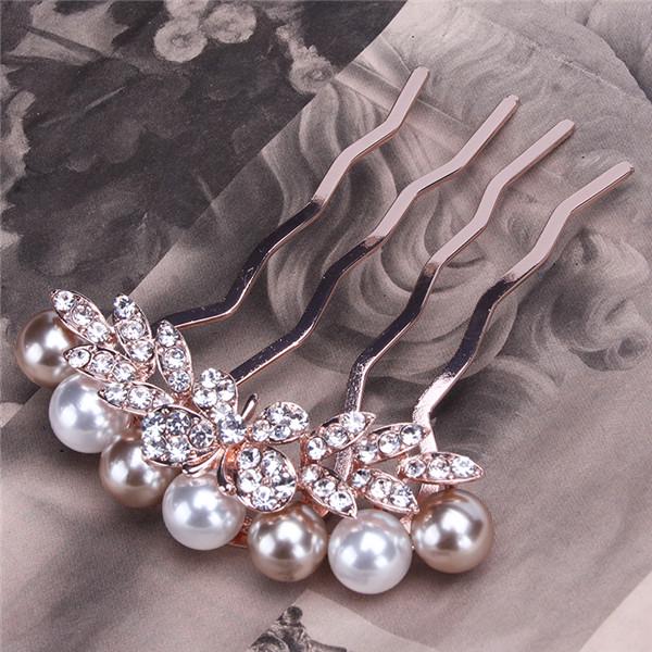 Buy Gorgeous Bridal Hair Comb Wedding Hair Decoration Girls Hair ...