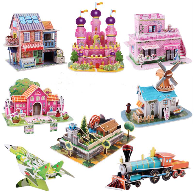 Cheap Children Foam Board 3d Three-dimensional Puzzle Diy Play Art ...