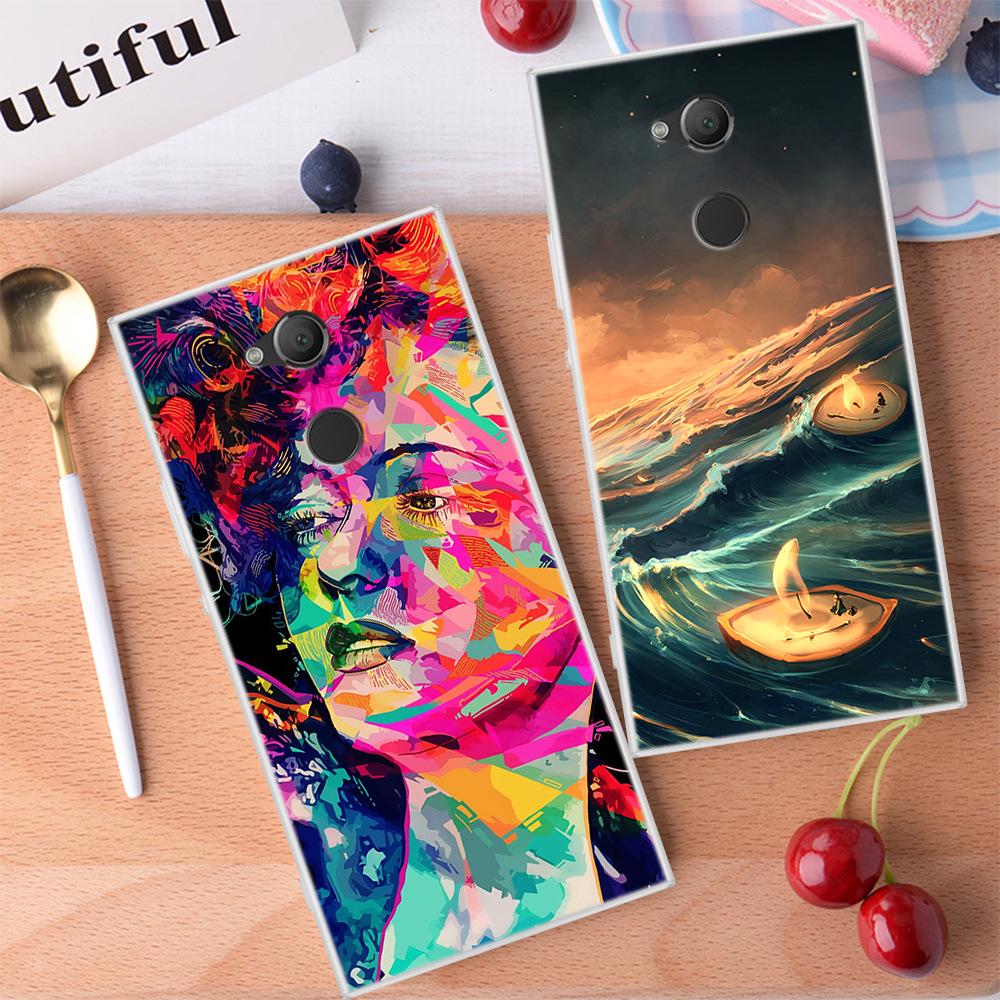 Buy For Sony Xperia XA2 X A2 Cases Soft TPU Phone Case For Sony Xperia ...