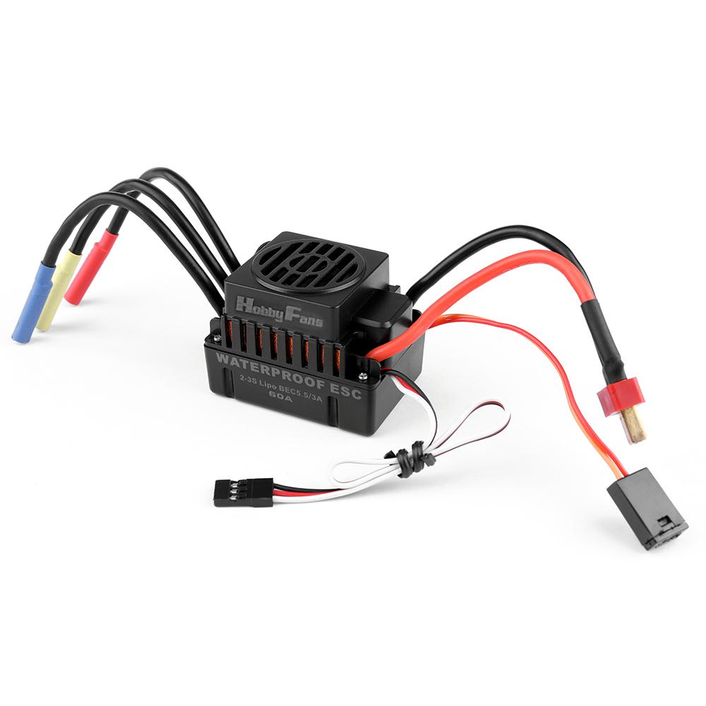 Buy HOBBYFANS 60A Brushless ESC and Programming Card for Programming ...