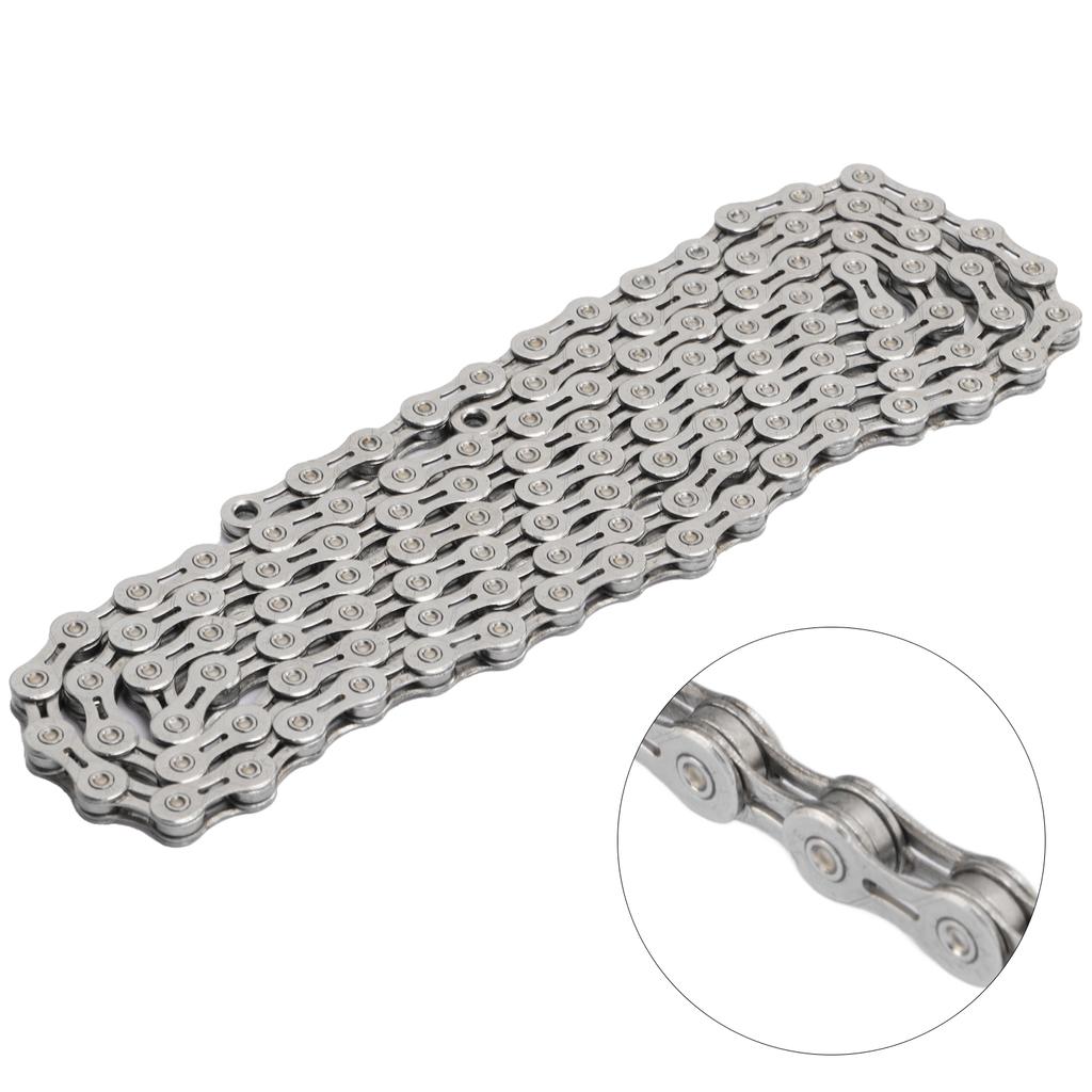 Buy Chain 116 Links Fully Plated Variable Speed Bike Chain with Hook ...