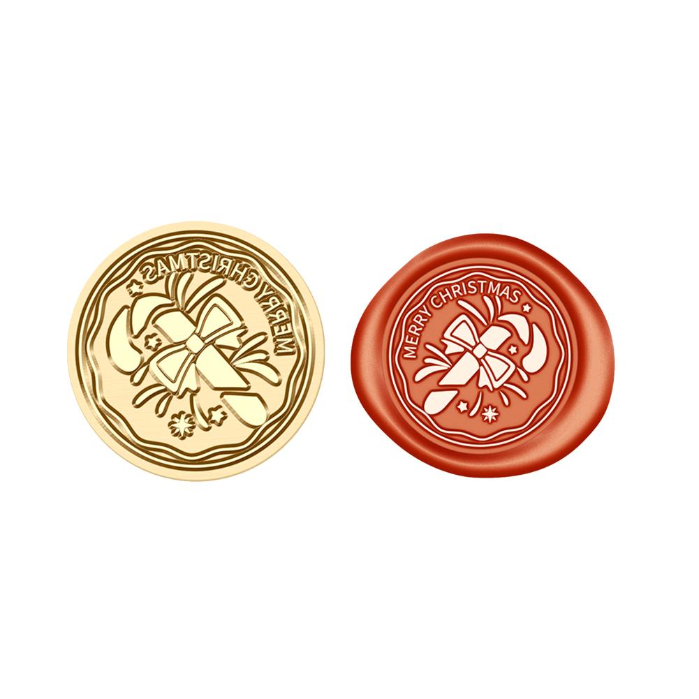 Buy 25mm Christmas Wax Seal Stamp Cartoon Head DIY Retro Sealing Decor ...