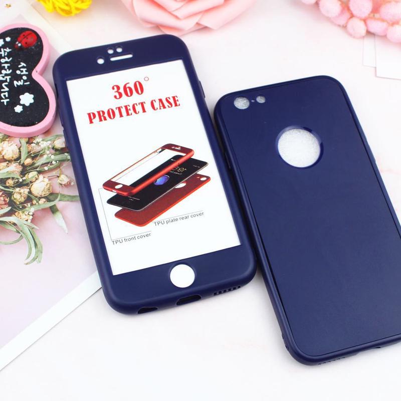 Buy Soft 360 Degree Full Body Coverage TPU Silicone Case For iPhone X 7 ...