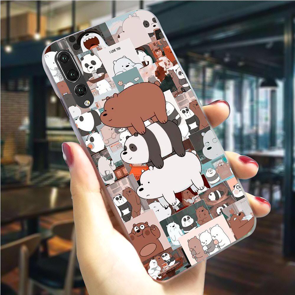 Buy Cut Cartoon Panda Phone Case For Huawei Nova 4 Cover 9X Pro Y6 Y7 ...