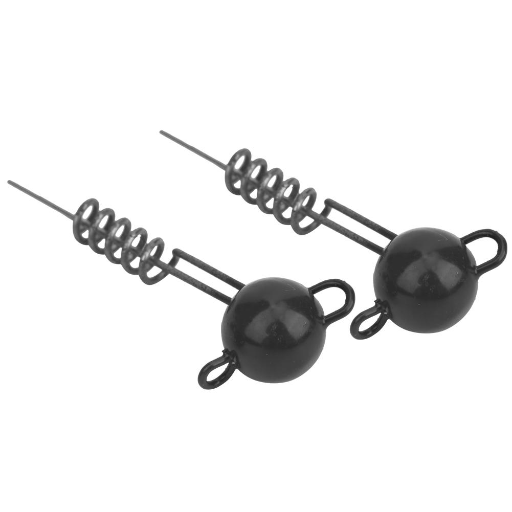 Buy 4PCS Screw Fixed Fishing Bait Round Head Jig Sinker Counterweight ...