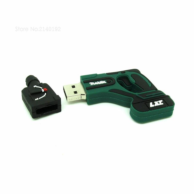 Buy USB 2.0 Flash Drive Makita Drill Shape USB 4GB 8GB 16GB 32GB 64GB ...