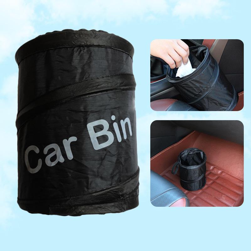 Car Wastebasket Trash Can Litter Container Auto Garbage Waste Bins ...