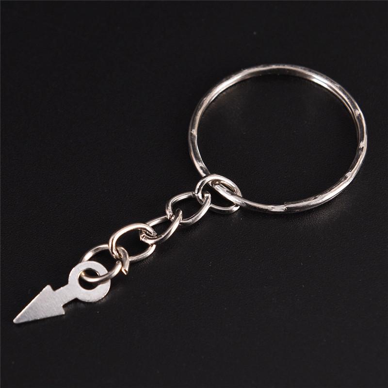 Buy 50PCS 25MM DIY Polished Silver Key Rings Key Chain Split Ring ...
