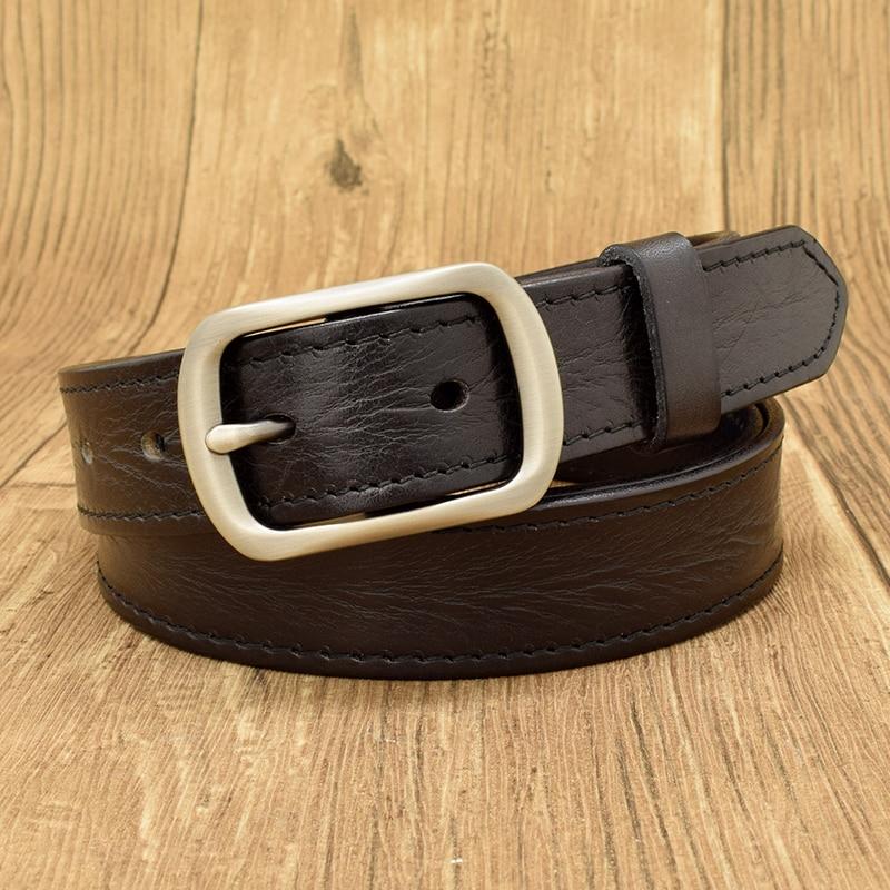 Buy New Women Genuine Leather Belt Casual All -Match Ladies Adjustable ...