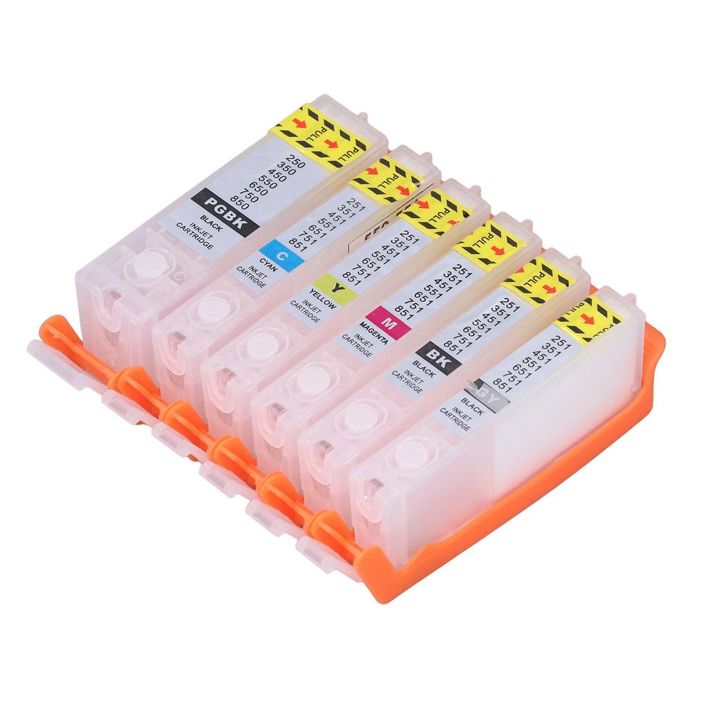 Buy 6 Colors Ink Cartridge Refill Inkjet Box Replacement Printer ...