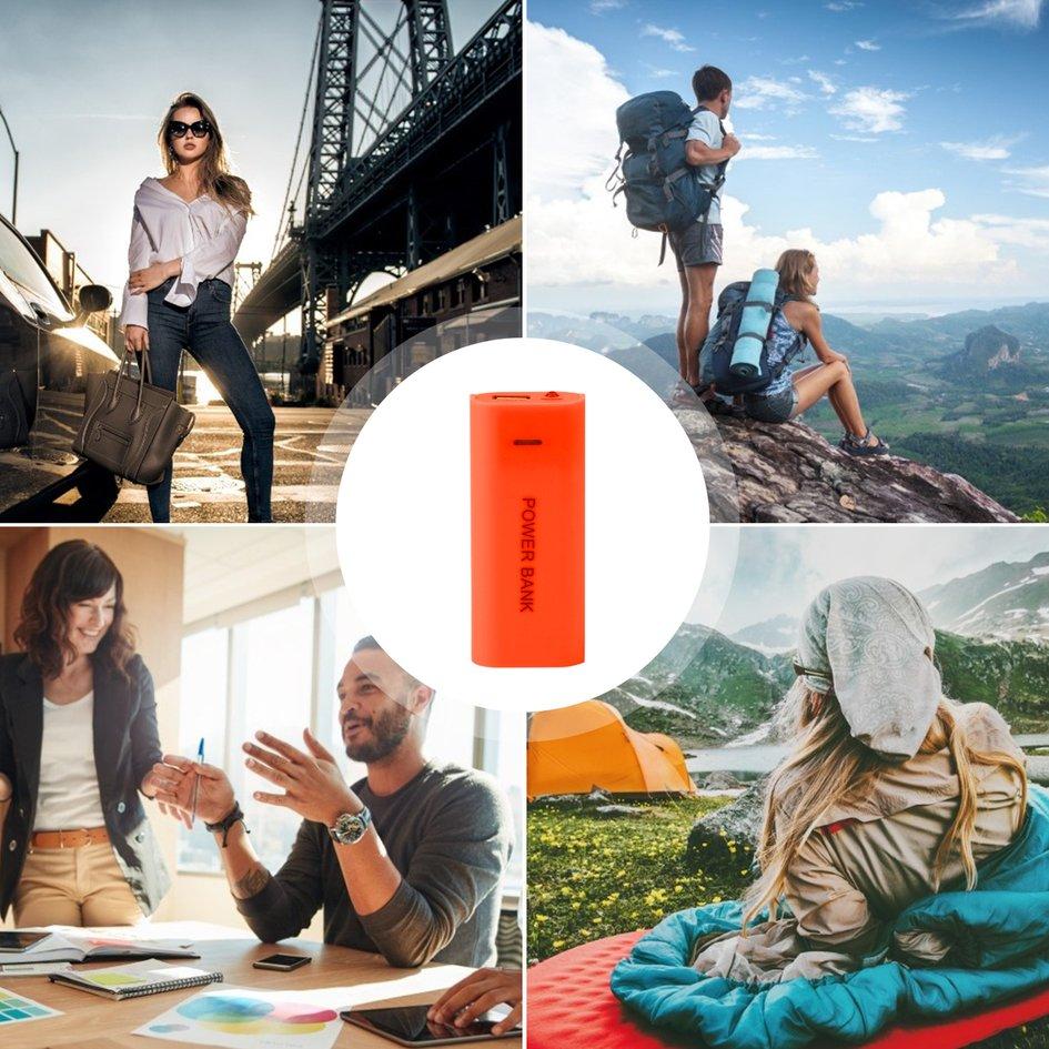 Cheap Multicolor Optional USB Mobile Power Bank Case Cover New Portable ...