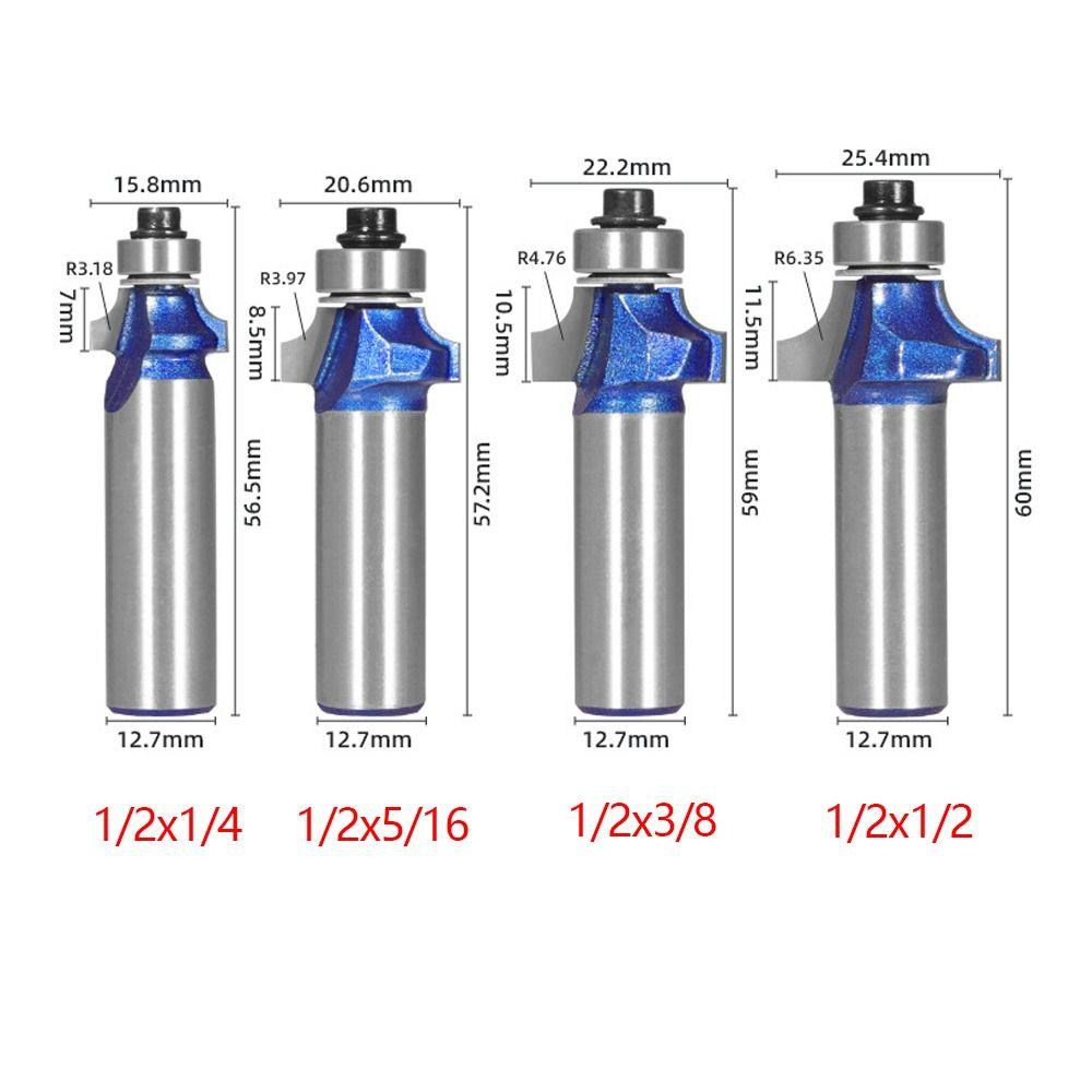 Cheap Double Flutes Router Bit 12mm/12.7mm Shank Milling Cutter ...