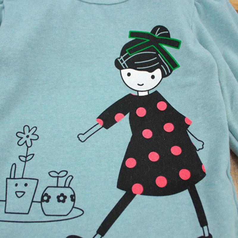 💰Cumpără Lovely Cozy Baby Girl Topuri Shirt Copii copil Toddler Moale ...