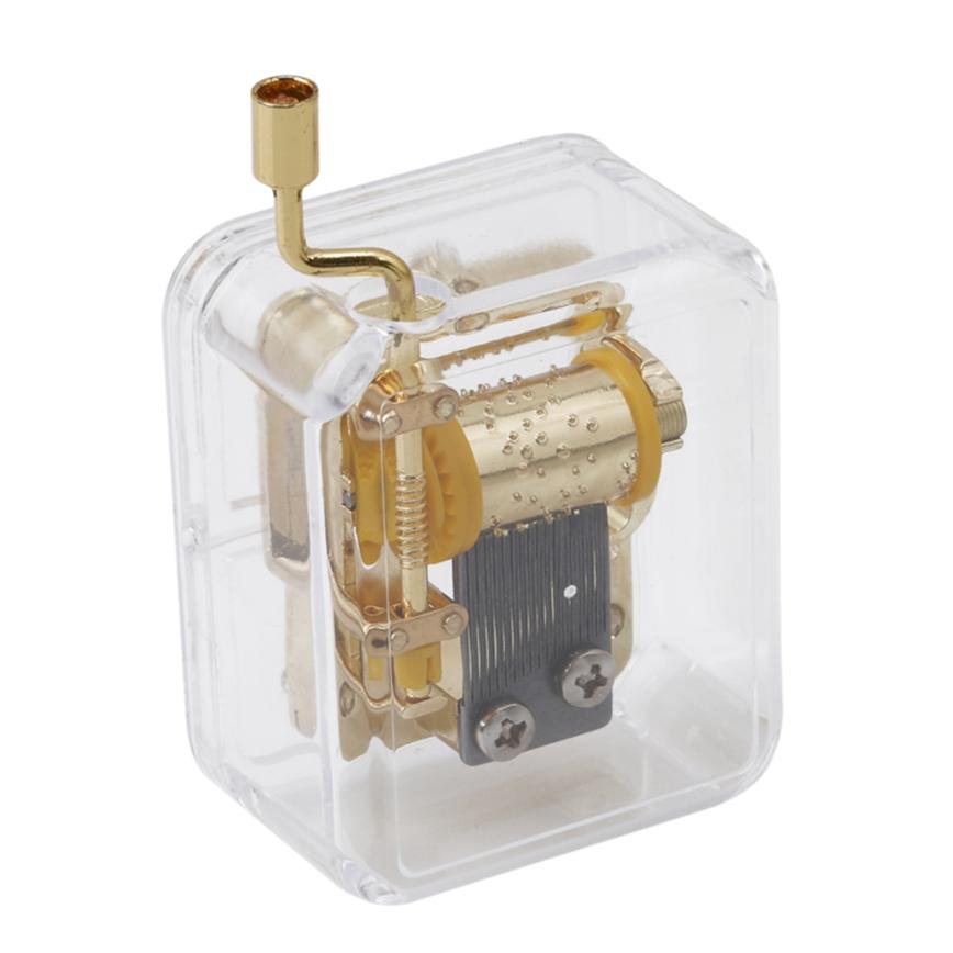 Buy Gift Transparent Music Box Home Delicate Xmas Decoration 1Pc ...