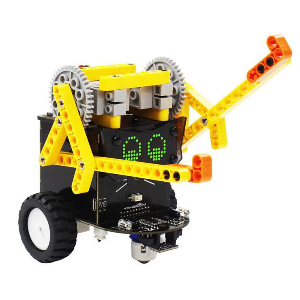 Buy DIY Robot Kit Programming Mechanical Building Block RC Kids ...