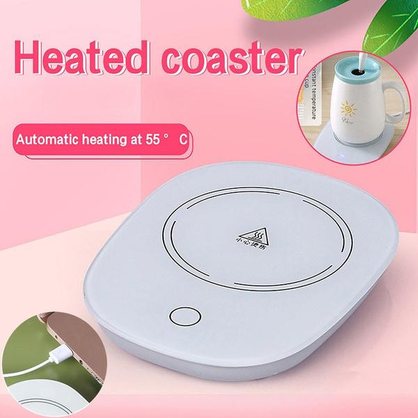 Buy USB Cup Heater Cup Warmer Mug Heating Coaster 55°C Thermostatic ...