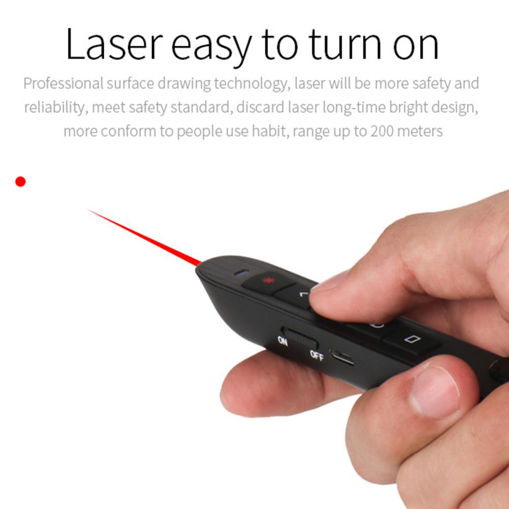 Buy PPT Wireless Presenter with Air Mouse Remote Control PPT Clicker at ...