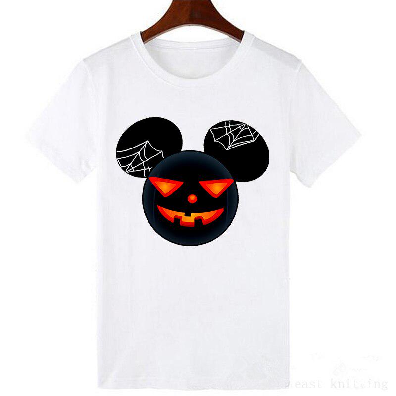 Buy LUSLOS Funny Women T Shirt Halloween Mouse Tshirt Minie Tee Tops ...
