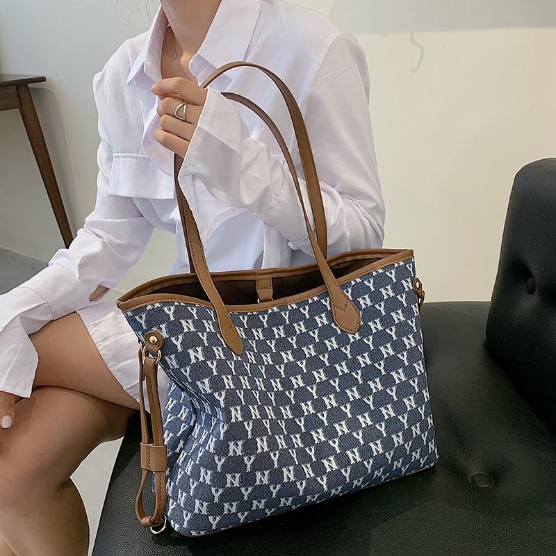 2 Stück / Satz Composite Bag Luxus Designer High Capacity Tote ...