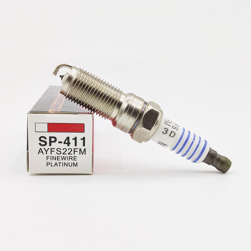 Buy 4PCS SP-411 AYFS22FM Platinum Spark Plug For Mazda Ford Focus C-MAX ...