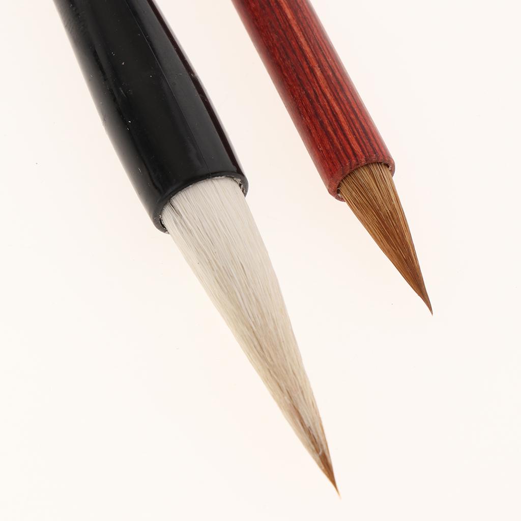 Buy Chinese Writing Set Calligraphy Tools with 4 Brushes Inkstone Ink ...