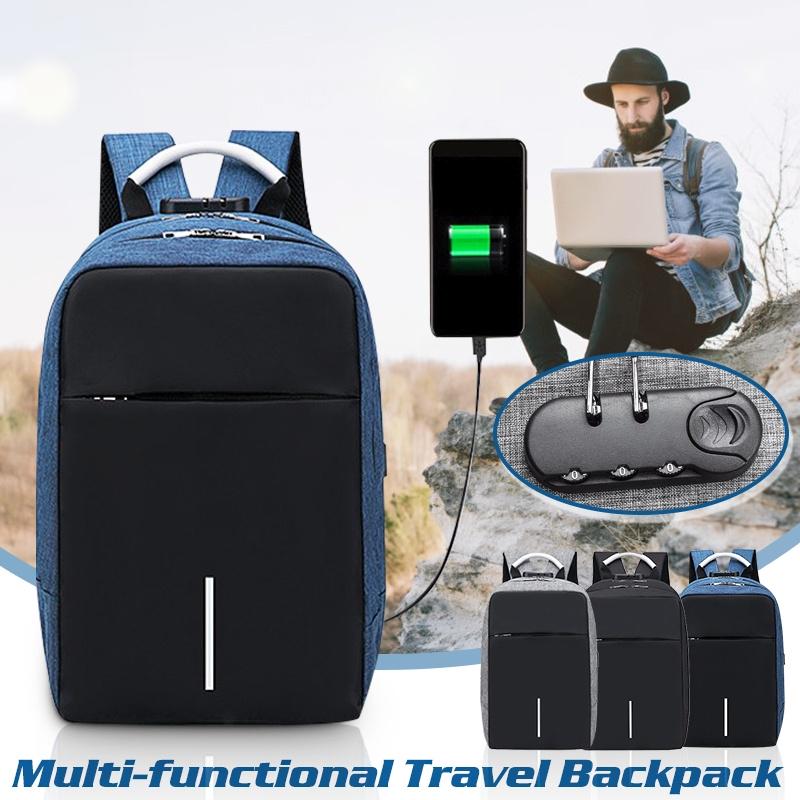 Buy Multi-functional Travel Backpack with USB Charging Port Headphone ...