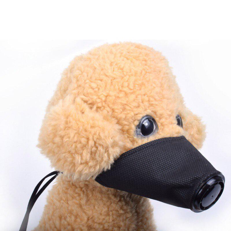 Buy Pet Dogs Face Mouth Mask Black Go Out Anti-fog Haze Dust With ...