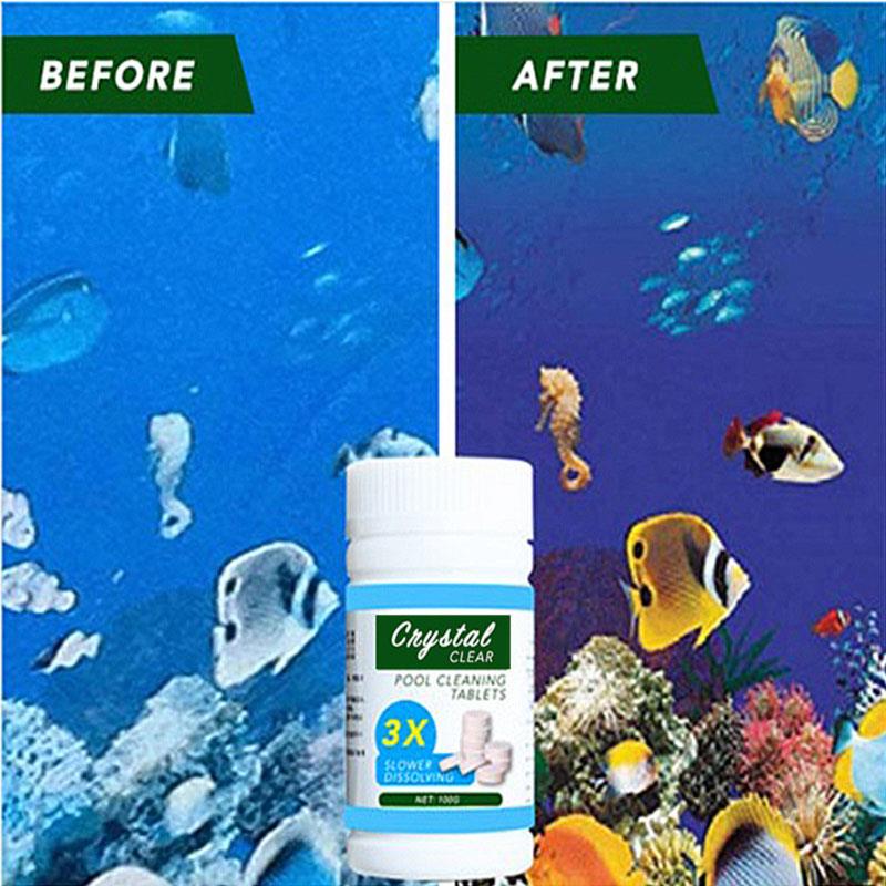 Buy Charm 100 Tablets Multifunction Pool Cleaning Tablet Floating ...