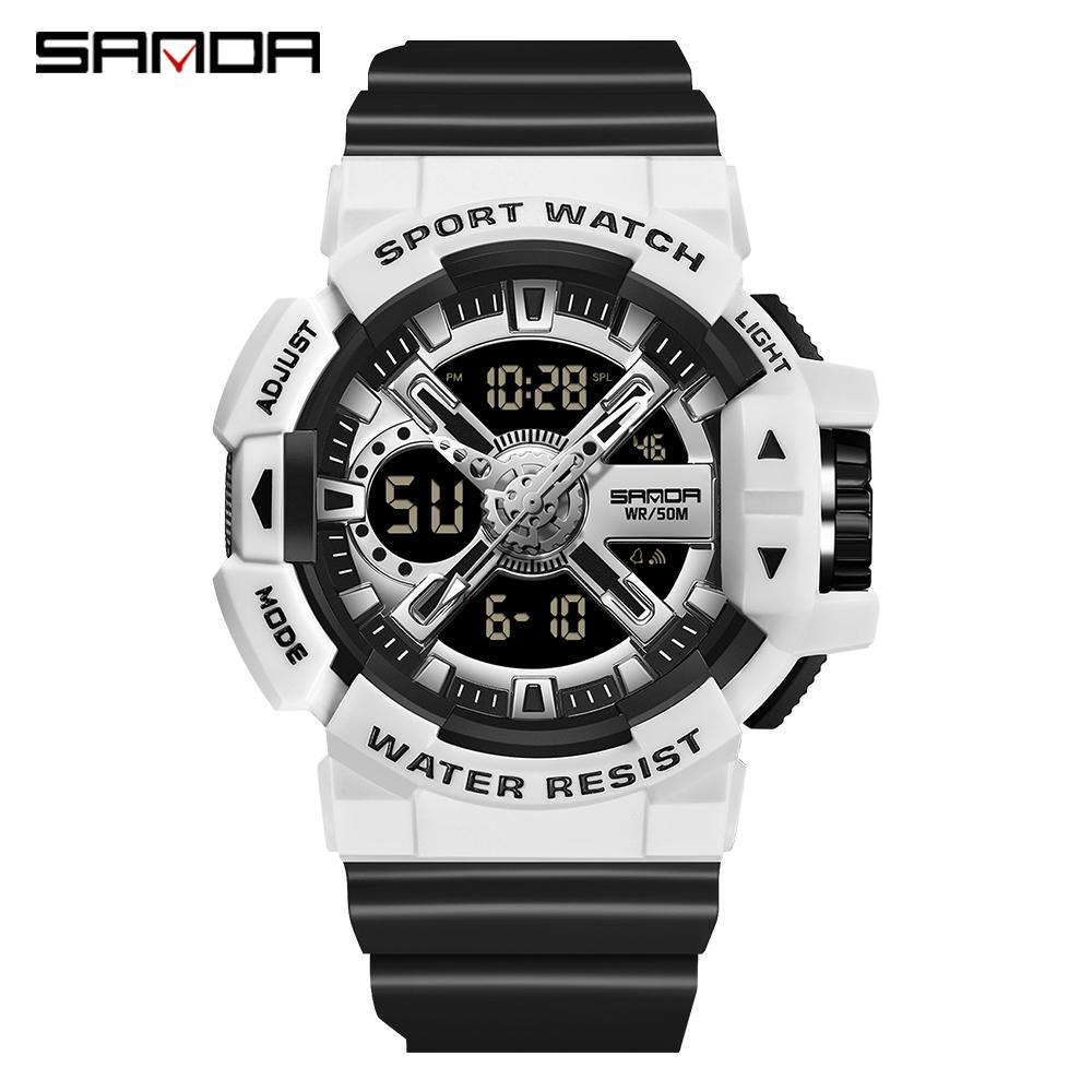Cheap SANDA Top Brand Sports Military Men's Watches Quartz Digital ...