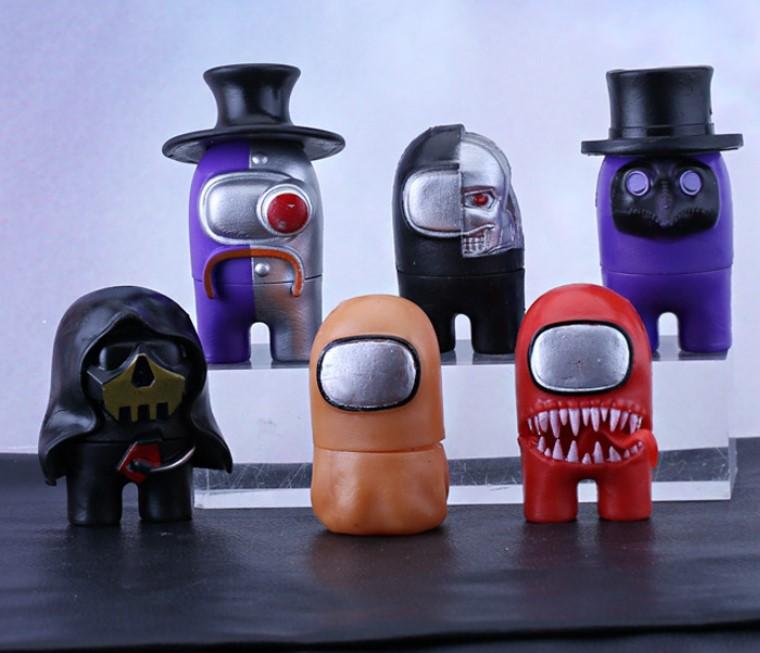 Амонг Ас Among Us набор фигурок Среди нас Космический оборотень убийца ...