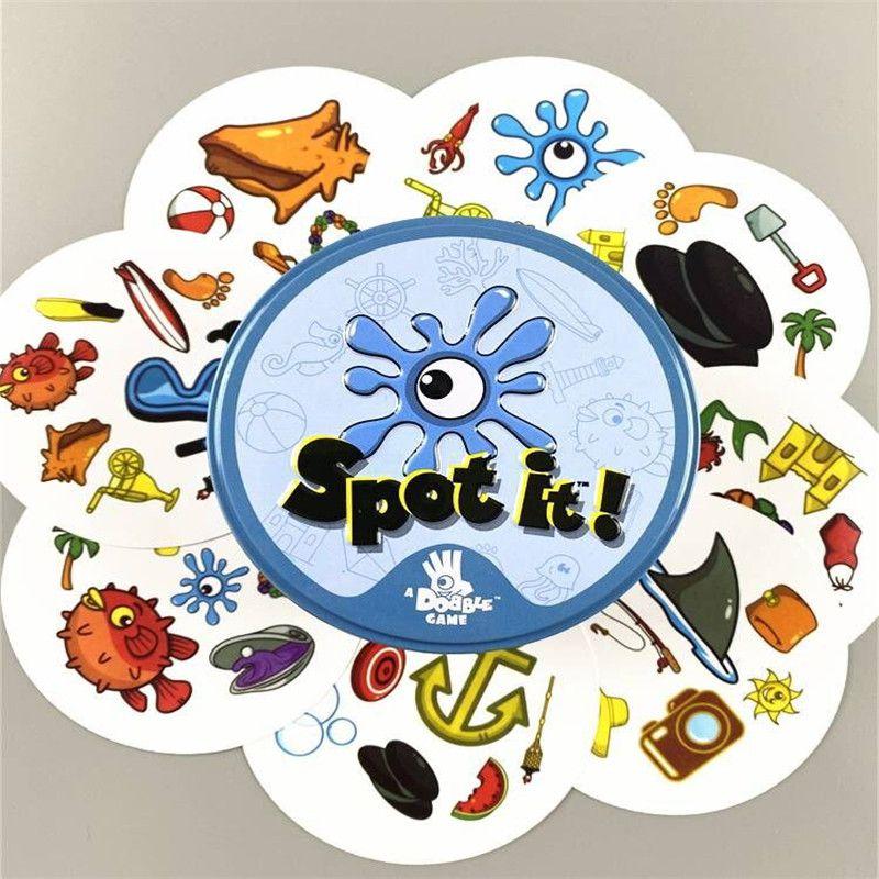 Koupit 83mm Dobble kid yellow box Spot It game card Basic English ...
