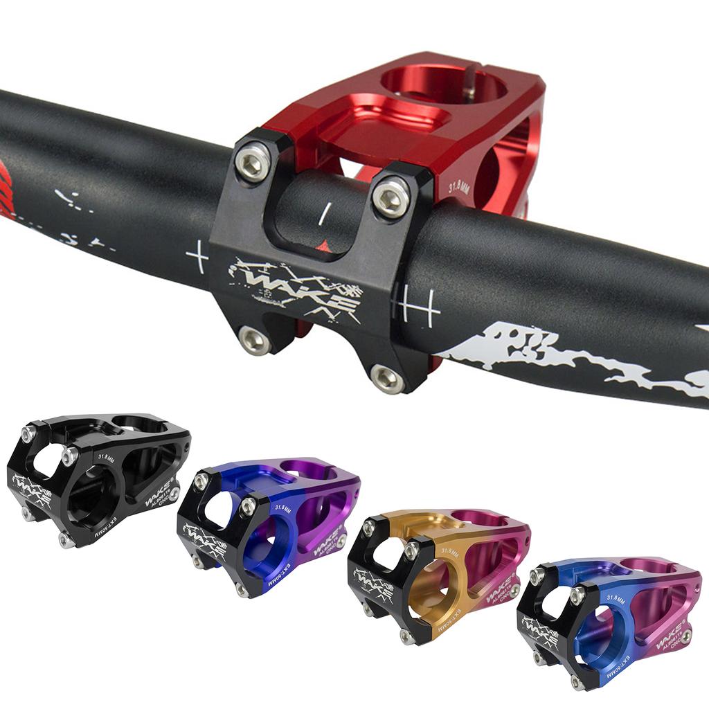 Buy Bicycle 31.8mm Stem Bike Short Handlebar Stem Aluminum Alloy Bike ...