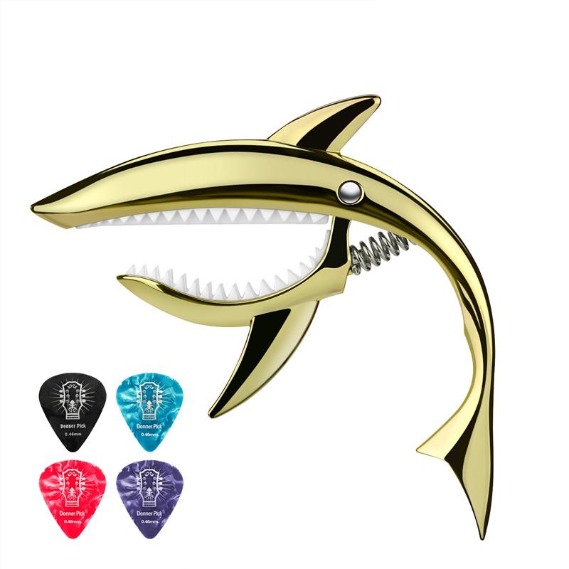 Buy Donner Shark Guitar Capo for Guitar Ukulele Banjo Mandolin Bass ...